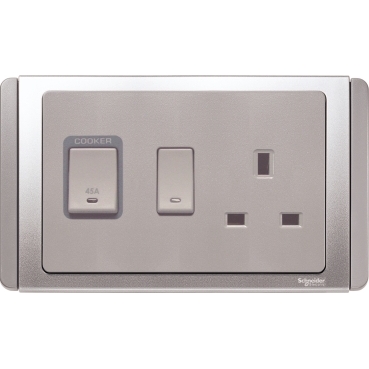 ET3015DR45_EBGS - 45A Double Pole Switch and 13A Switched Socket Outlet ...