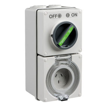 EY56C310 - Switched Socket, Easy56, 3 Pin, 10A, 250V | Schneider ...