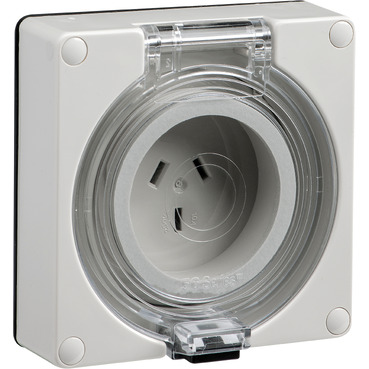 EY56SO310LE - Easy56, Socket, 3 Pin, 10A, 250V, Less Enclosure ...
