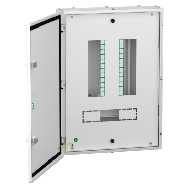 EZ9EVM08 - VTPN Distribution board, Easy9, 8 ways, Modular i-c 63A, double door metal, IP43 ...