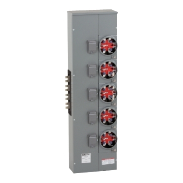 EZMH315225 - Branch unit, EZ Meter-Pak, 225A, 5 x 5 jaw sockets, 208Y ...