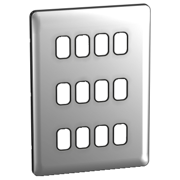 GGBL12GBPC - Lisse - Grid Plate - 12 module - Incl. Mounting Grid ...