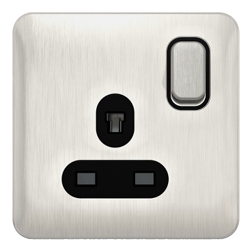 GGBL3050NSBSSS - Lisse - Switched Socket - 1 gang - 13A (non standard ...