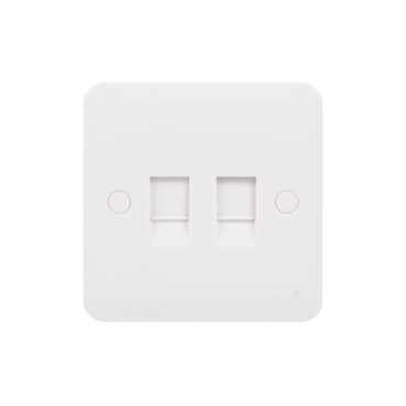 GGBL7072C6S - Lisse - data socket - 2 gang RJ45 Cat 6 | Schneider ...