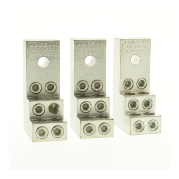 GS1AW506 - Lug Kit, TeSys GS, 400A, set of 6, for Disconnect Switch ...