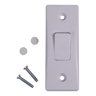 GU1012A - Switch, Ultimate Slimline, architrave, 16AX, 2-way, white ...