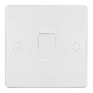 GU1012 - "Ultimate Slimline - plate switch - 1 gang - white( Subject to ...