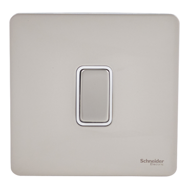 GU1412RWPN - Switch, Ultimate Screwless flat plate, 16AX, 2-way ...