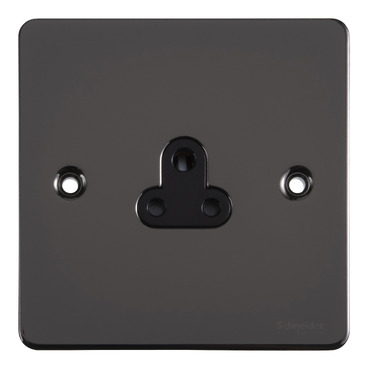 GU3270BBN - Ultimate Flat plate - unswitched socket - 1 gang - black ...