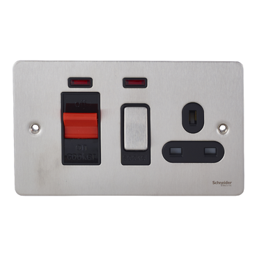 GU4201BSS - Cooker control unit, Ultimate Flat Plate, 45 A, neon ...