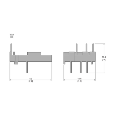 GV2AF01 - TeSys GV2 - Combination blocks - with contactor LC1K and LP1K ...