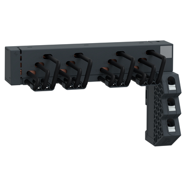 GV2G4RA - Linergy FT, Comb busbar, 63A, 4 tap-offs, 45mm pitch, for ...
