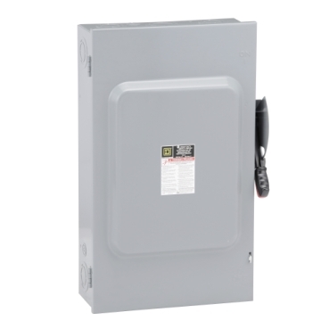 H324N - Safety switch, heavy duty, fusible, 200A, 4 wire, 3 pole, 1 ...