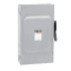 H364 - Safety switch, heavy duty, fusible, 200A, 3 wire, 3 pole, 150hp ...