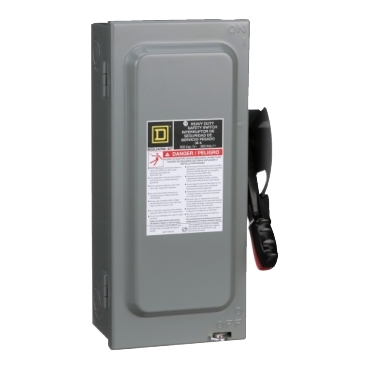 HU361N - Safety switch, heavy duty, non fusible, 30A, 3 pole, 30HP ...