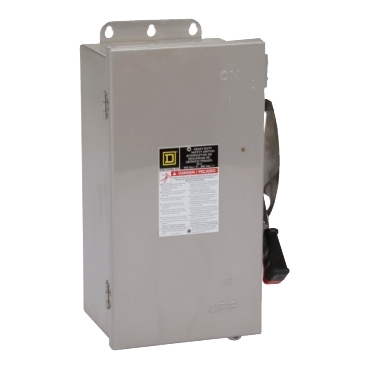 HU362SS - Safety switch, heavy duty, non fusible, 60A, 3 pole, 60hp ...