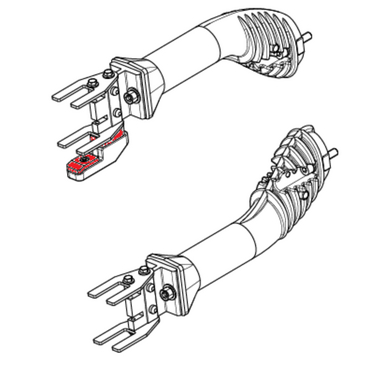 SPKEXEARM06A0B - Power connection kit, EasyPact EXE, 630A, arms for ...