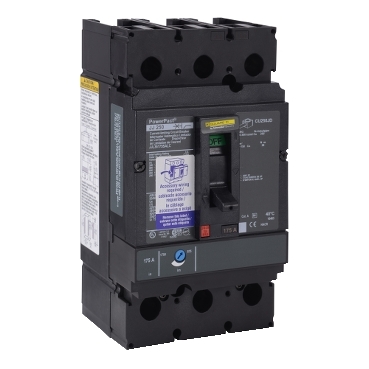 JJL36175SALC - Circuit breaker, PowerPacT J, 175A, 3 pole, 600VAC, 25kA ...