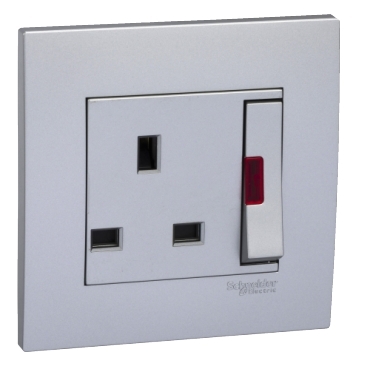 KB15LDN_AS - Vivace 13A 250V 1Gang DP Large Dolly Switched socket with ...