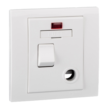 KB31DNFSG_WE - Vivace - switched fuse mechanism - 13 A 250 V - white ...