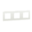 KB_31_WE - Triple gang surround cover frame - 258H x 86H x 8D - White ...