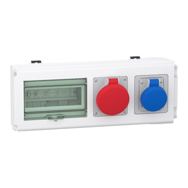 KNB32CP35 - TAPOFF UNIT 32A WITH 2 IEC SOCKETS | Schneider Electric