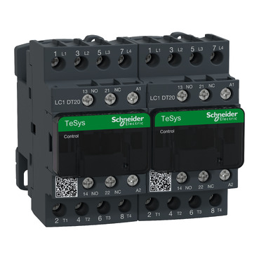 LC2DT20Q7 - Changeover contactor, TeSys Deca, 4P(4NO), AC-1,