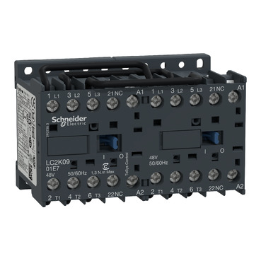 LC2K0901F7 - Reversing contactor, TeSys K, 3P, AC-3, lt or eq to 440V ...