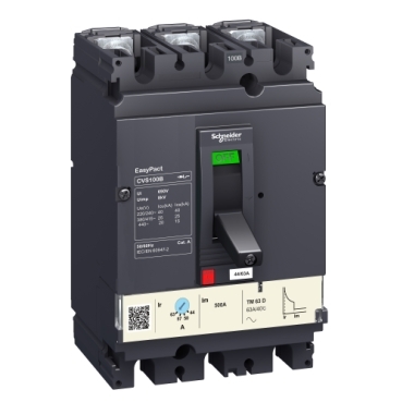 LV510305 - Easypact CVS - CVS100B TM63D circuit breaker - 3P/3d ...