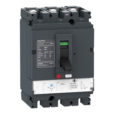LV510337 - Easypact CVS - CVS100F TM100D circuit breaker - 3P/3d ...