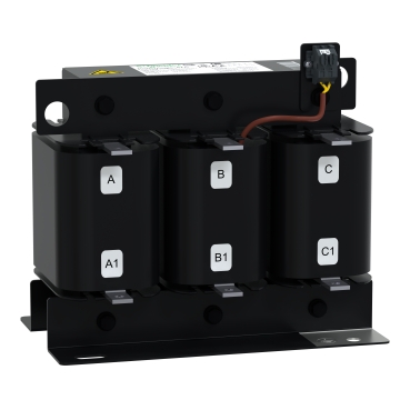 LVR07250B40T - Anti Harmonic PowerLogic PFC detuned reactor, 25kvar 228Hz (3.8) 7% 60Hz 400V ...