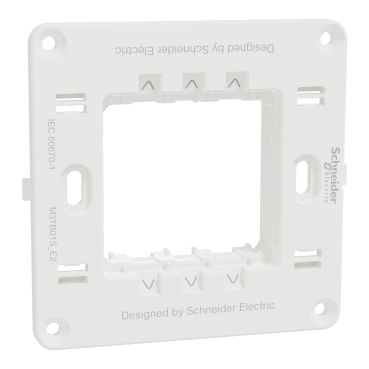 M3TB01S_E2 - Supporting Frame, Miluz E, 2 gang, white | Schneider ...