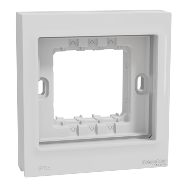 M3TB01_EWP - Weather Proof Box, Miluz E, 2 Gang, white | Schneider ...