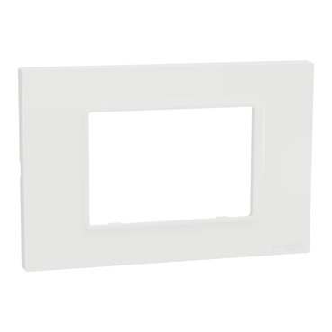 M3TB03_WE - Cover frame, Miluz E, 3 gang, white | Schneider Electric Egypt