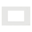 M3TB03_WE - Cover frame, Miluz E, 3 gang, white | Schneider Electric Egypt