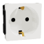 M3TB426_GR - German Socket outlet, Miluz E, 16A, 250V, 2 Pin with earth ...