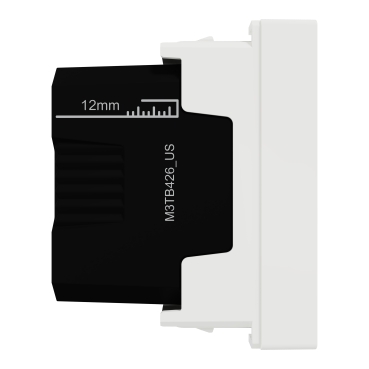 M3TB426_US - Universal Socket, Miluz E, 16A, 250V, 2 Pin, 1 Module ...