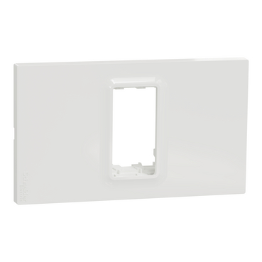 M3TS01_WE - Cover frame, Miluz E, 1 gang, glossy, white | ชไนเดอร์ อิเล ...