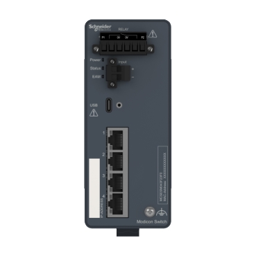 MCSESM043F23F0 - Modicon Managed Switch - 4 ports for copper ...