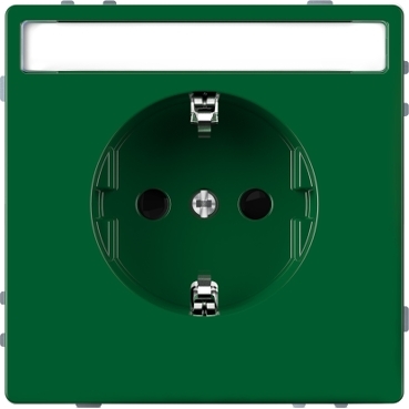 MEG2302-6004 - SCHUKO-Steckdose für Sonderstromkreise mit Schriftfeld ...