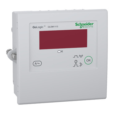 METSEGLDM1115 - ammeter, GoLogic panel meter, DM1115, single phase ...