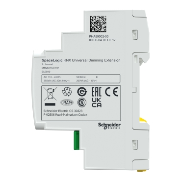MTN6810-0102 - SpaceLogic KNX Universal Dimming, Extension 2 channel | Schneider Electric