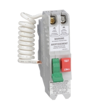 NAGF3033 - Circuit breaker, Stab-Lok, 30A, 1 pole, 120VAC, 10kA, plug ...