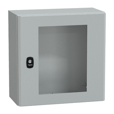 NSYS3D4420T - Wall mounted steel enclosure, PanelSeT S3D, transparent ...