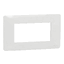 NU210418 - Cover frame, New Unica, 1 gang, 4 modules, white | Schneider ...