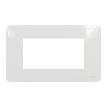 NU210418 - Cover frame, New Unica, 1 gang, 4 modules, white | Schneider ...