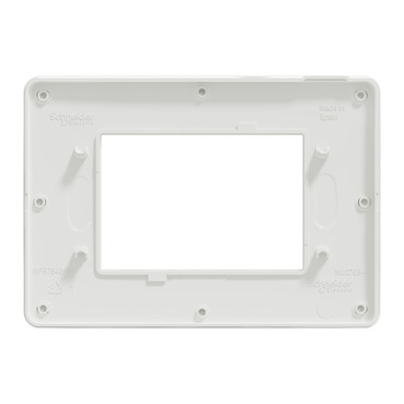 NU270318 - Cover frame, New Unica, 3 modules, white or white ...