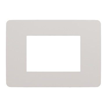 NU270324 - Cover frame, New Unica, 3 modules, light grey or white ...
