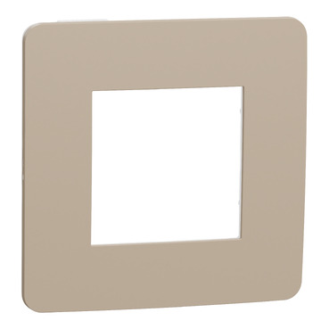NU280228F - Plaque de finition simple Unica Studio Color, taupe liseré ...