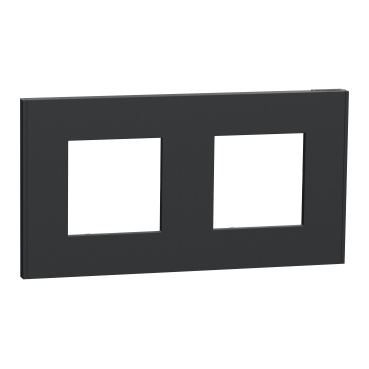 NU600454D - New Unica Marco 2 elem. Deco antracita | Schneider Electric ...